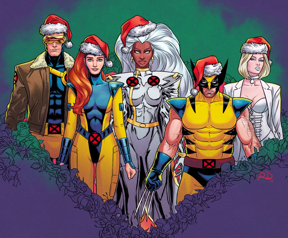 「GIANT-SIZE X-MEN but 90s but Christmas 」|Russell Dautermanのイラスト