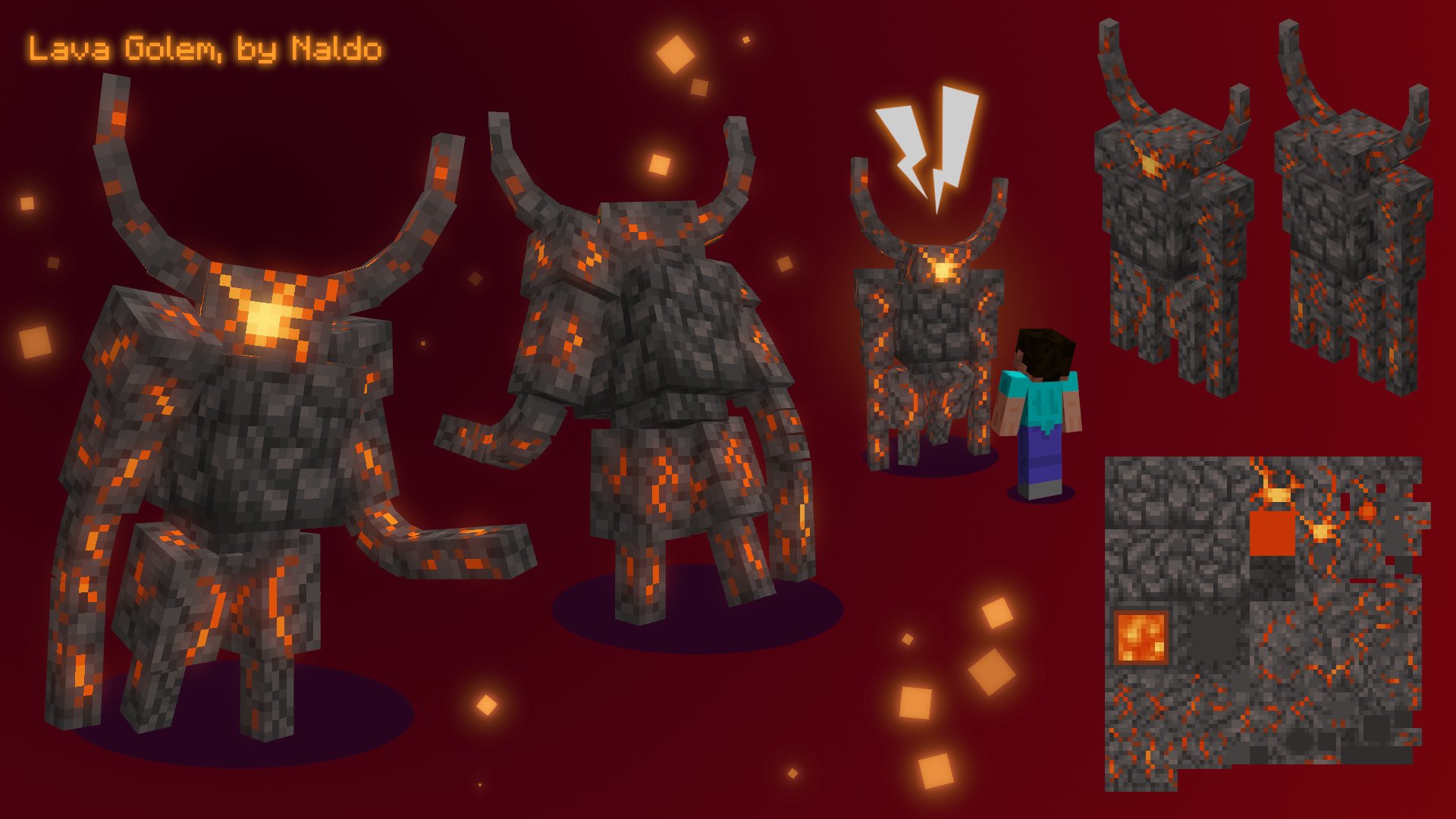 Minecraft Lava Golem