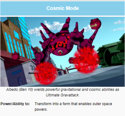 Ben 10 Omniverse Albedo Ultimate Gravattack