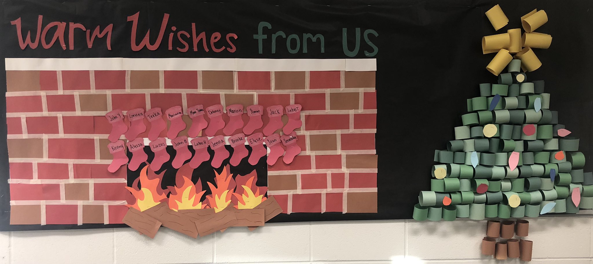 Christmas Stocking Bulletin Board Ideas