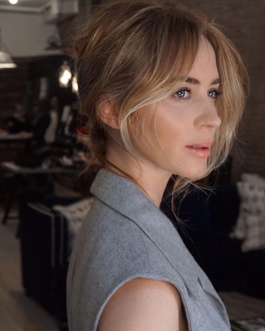 Emily Blunt Bob Bangs