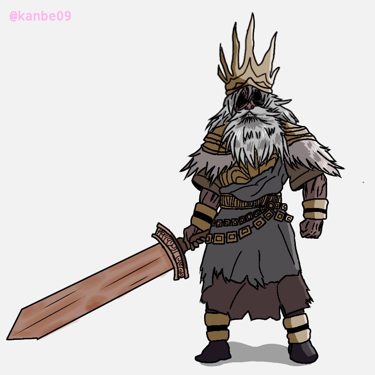 Lord Gwyn Of Cinder Drawing