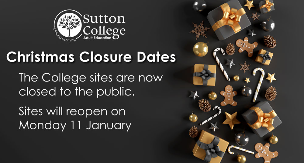 Part-time courses at Sutton College - daytime, evenings and weekends ...