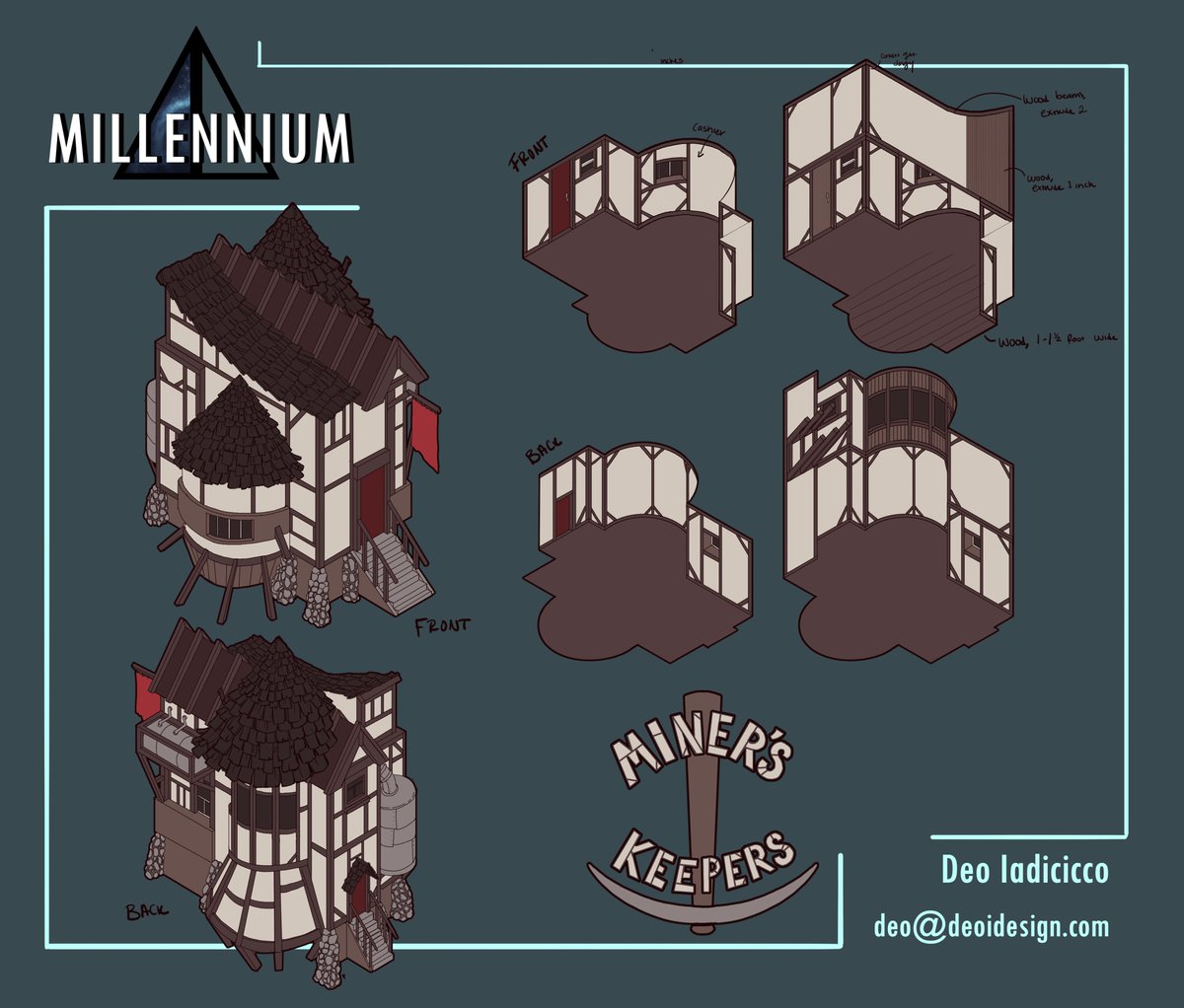 「some quick environment practice :) 」Deo🧛‍♂️🐺 comms openの漫画