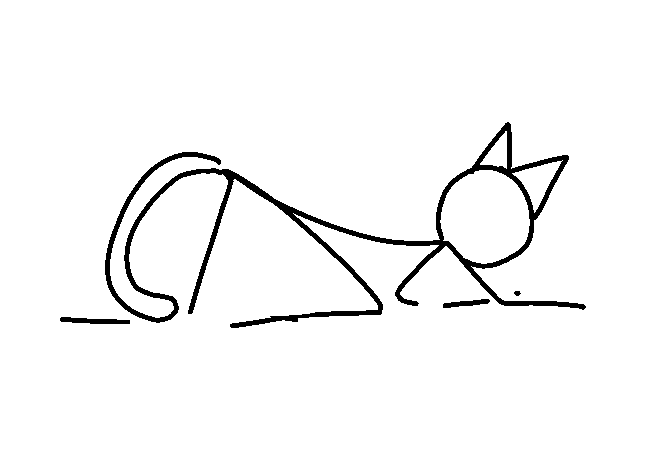 Cat Stick Figure