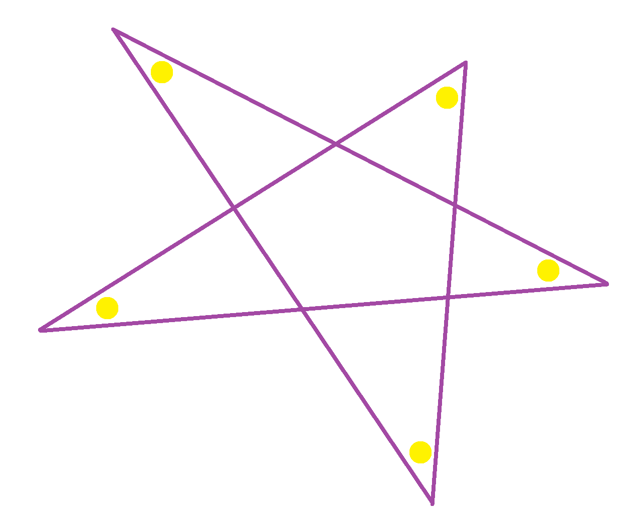 Large 5 Point Star Template
