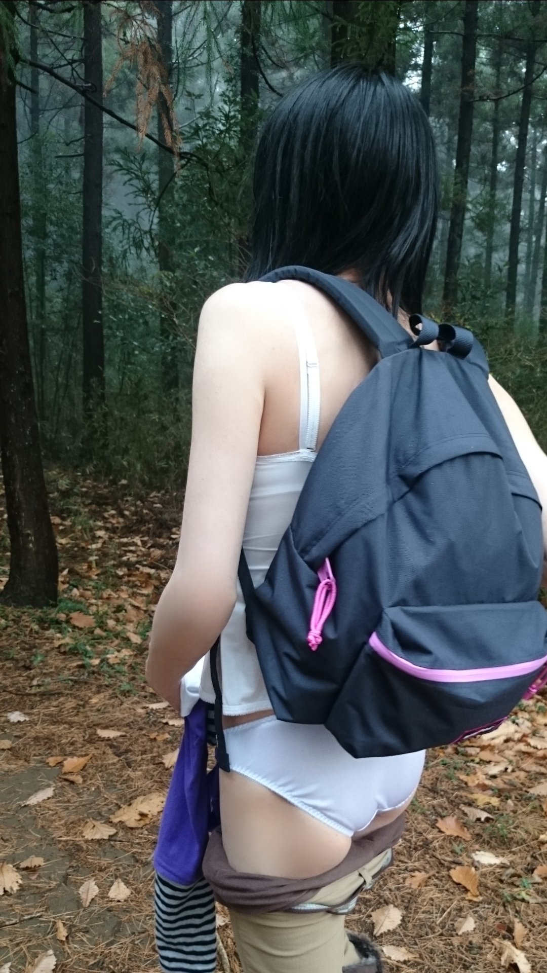 あや☆ On Twitter おスイッチが入っちゃうとこんなコトになる。 ;´∀` 女装 野外露出