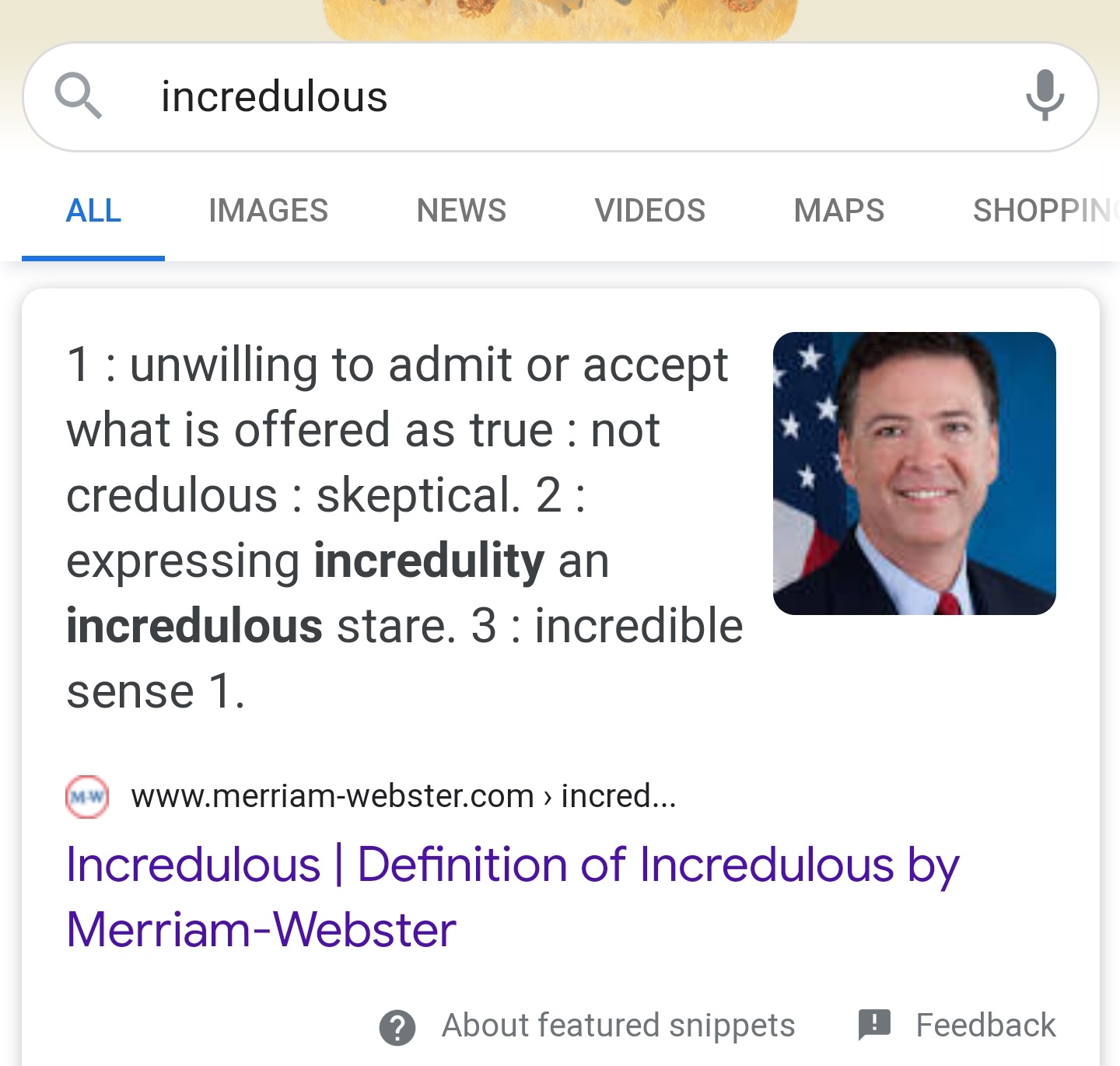 Incredulous