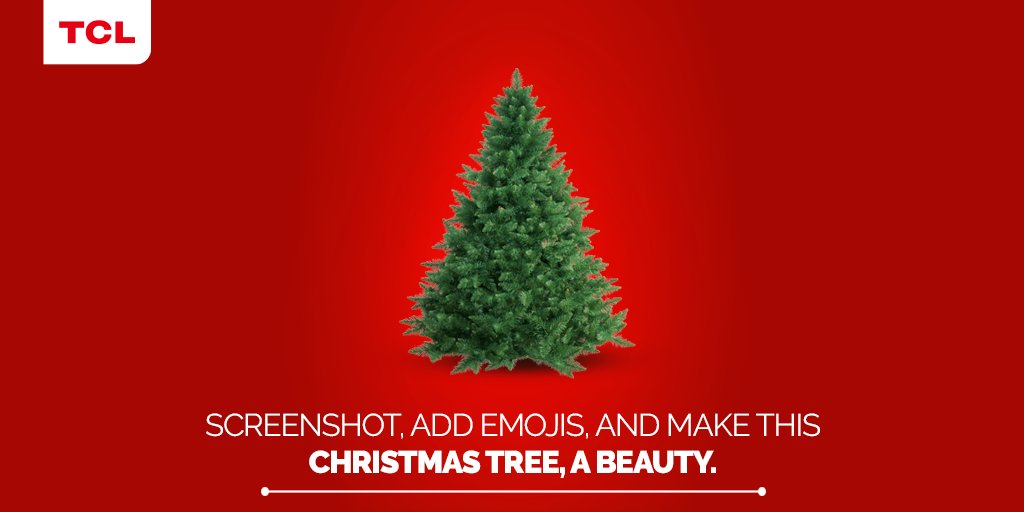 Christmas Tree Twitter Background