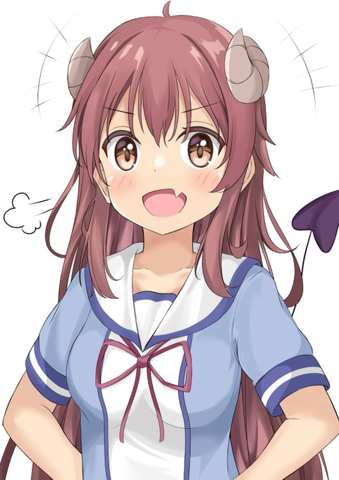 「yoshida yuuko (machikado mazoku) ahoge」Fan Art(Popular)｜2pages