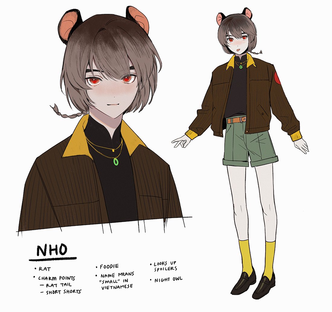 「here is my rat boy in all his rat glory.」|lina 🍋のイラスト