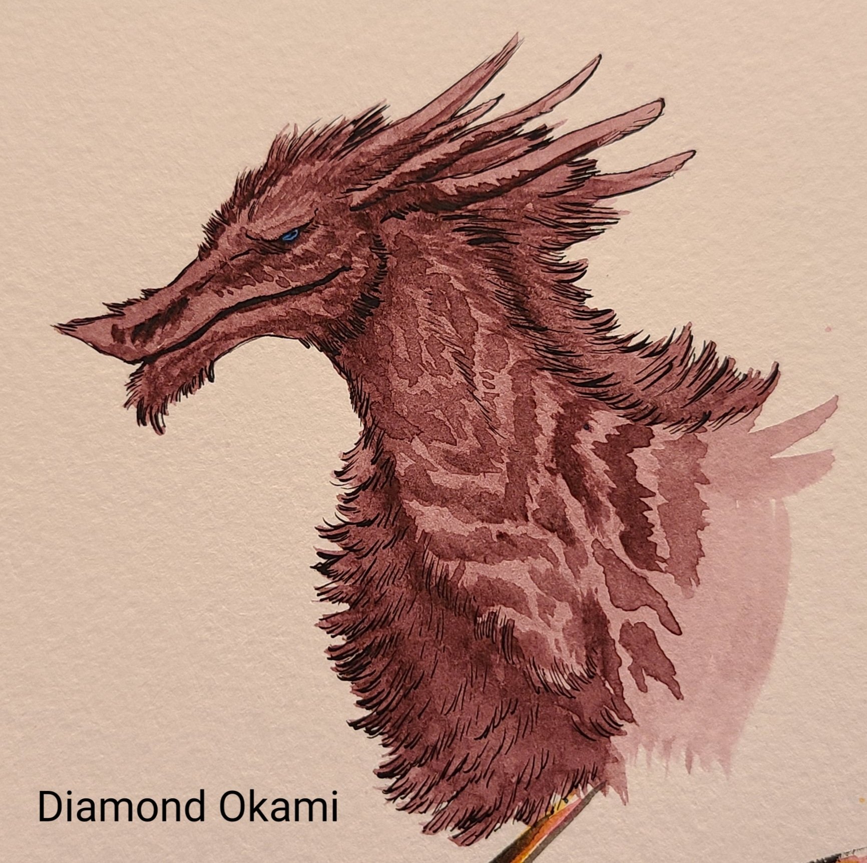 Dragon Face Side View