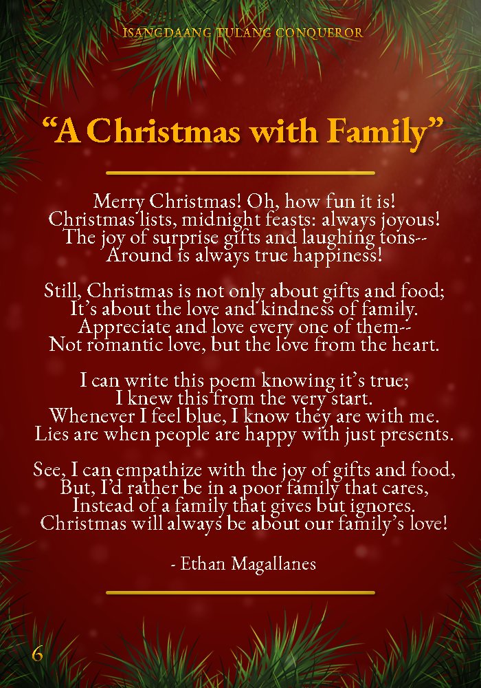 Merry Christmas Poems For Family