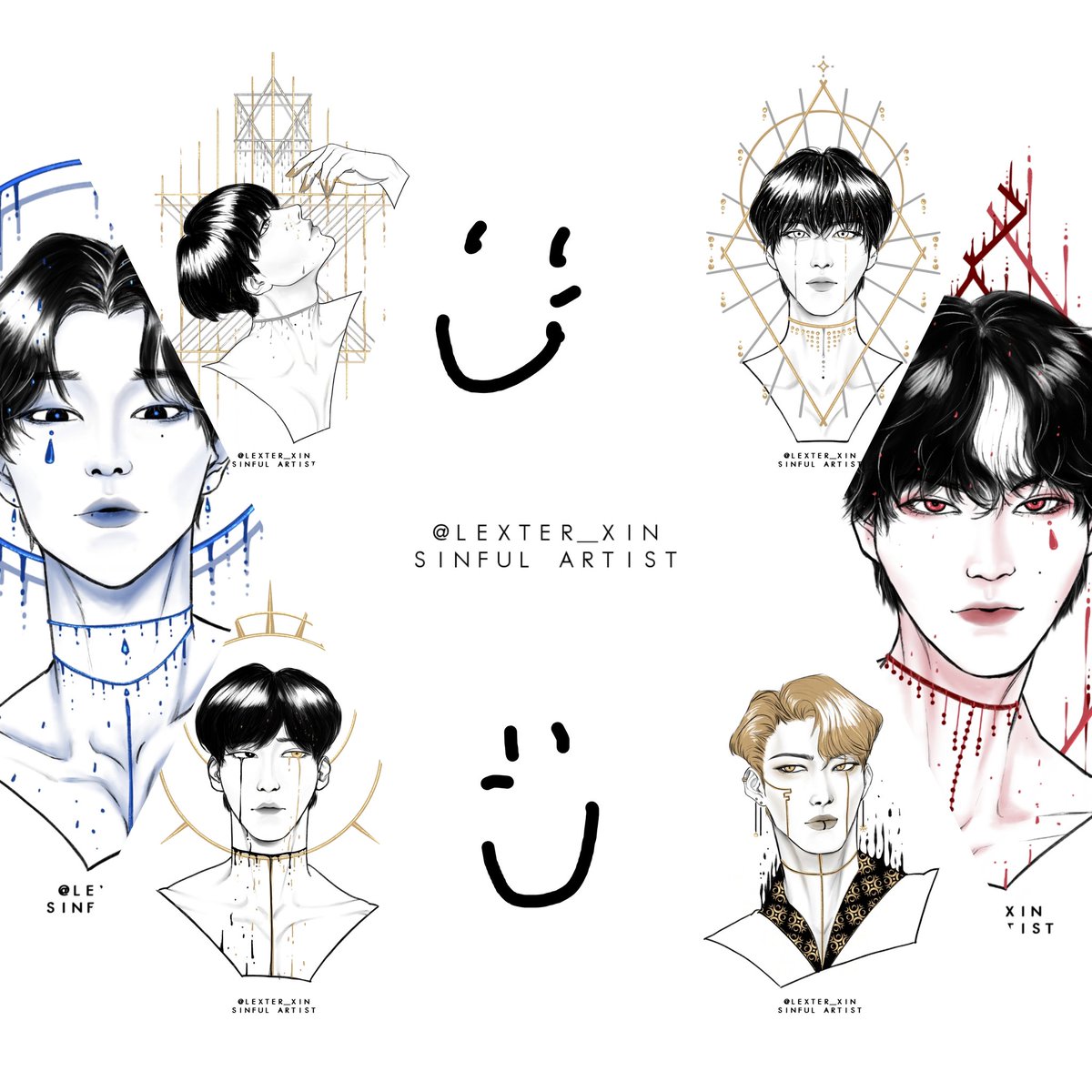 「2 more to go :')... #wip 」ʟᴇxᴛᴇʀ xɪɴ | sɪɴғᴜʟ ᴀʀᴛɪsᴛの漫画