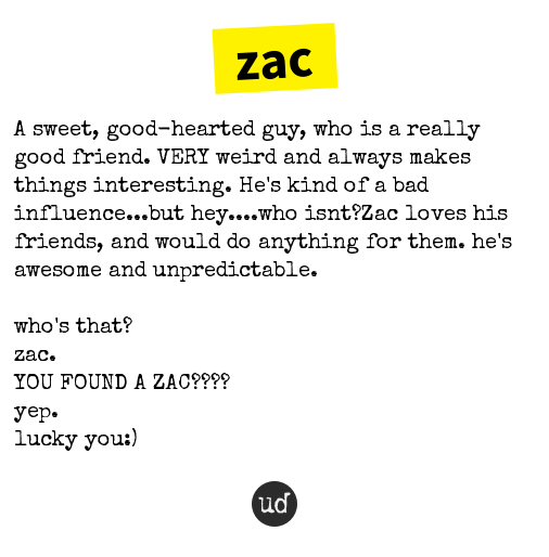 The Meaning Of Name Zac