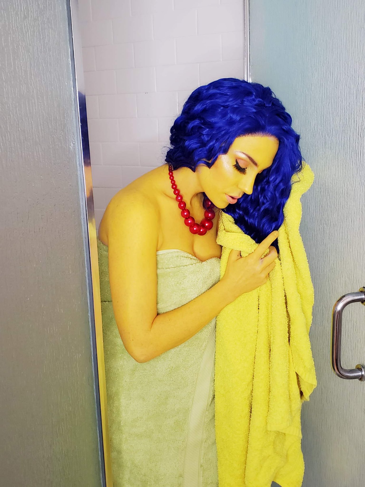 Marge Simpson Hair Down