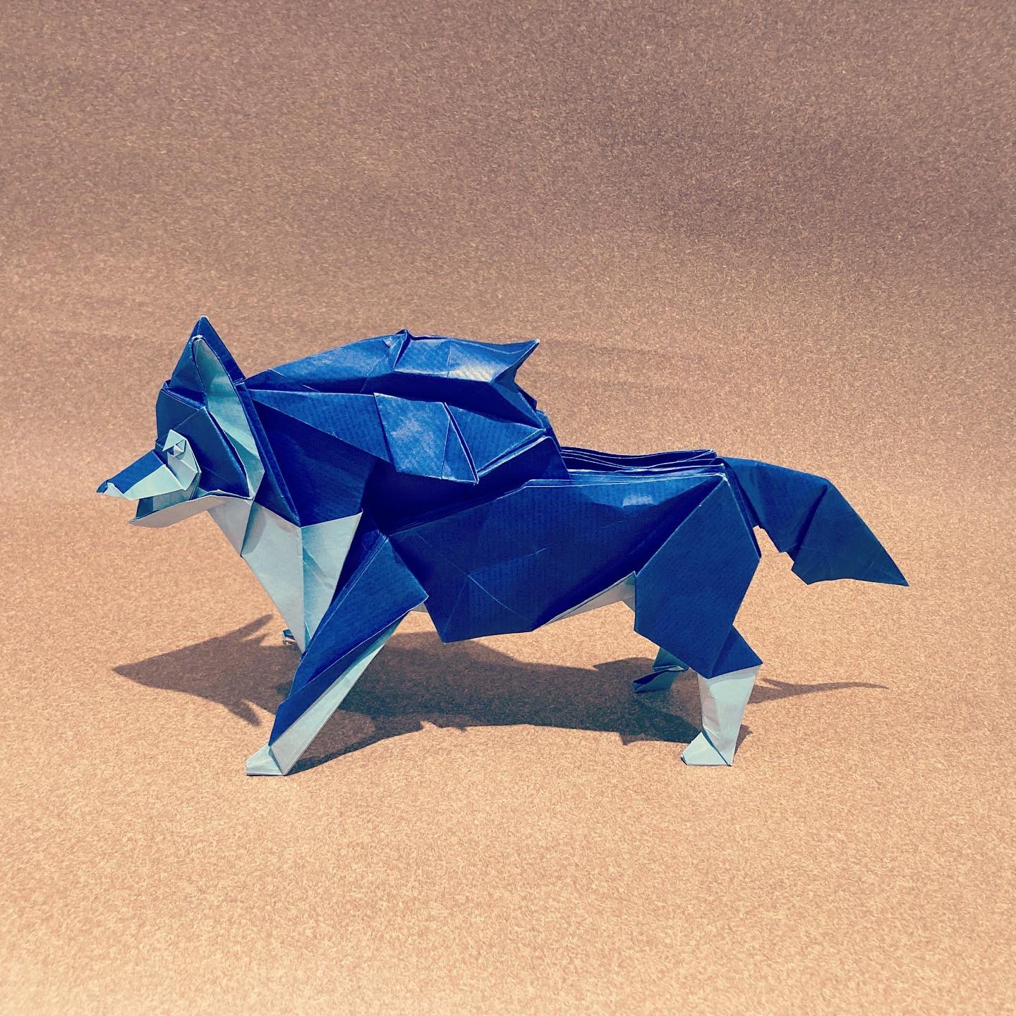 How To Make An Origami Wolf Small Origami Wolf I Made At Work Art
