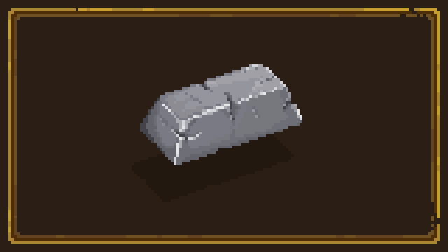 Iron Ingot Pixel Art
