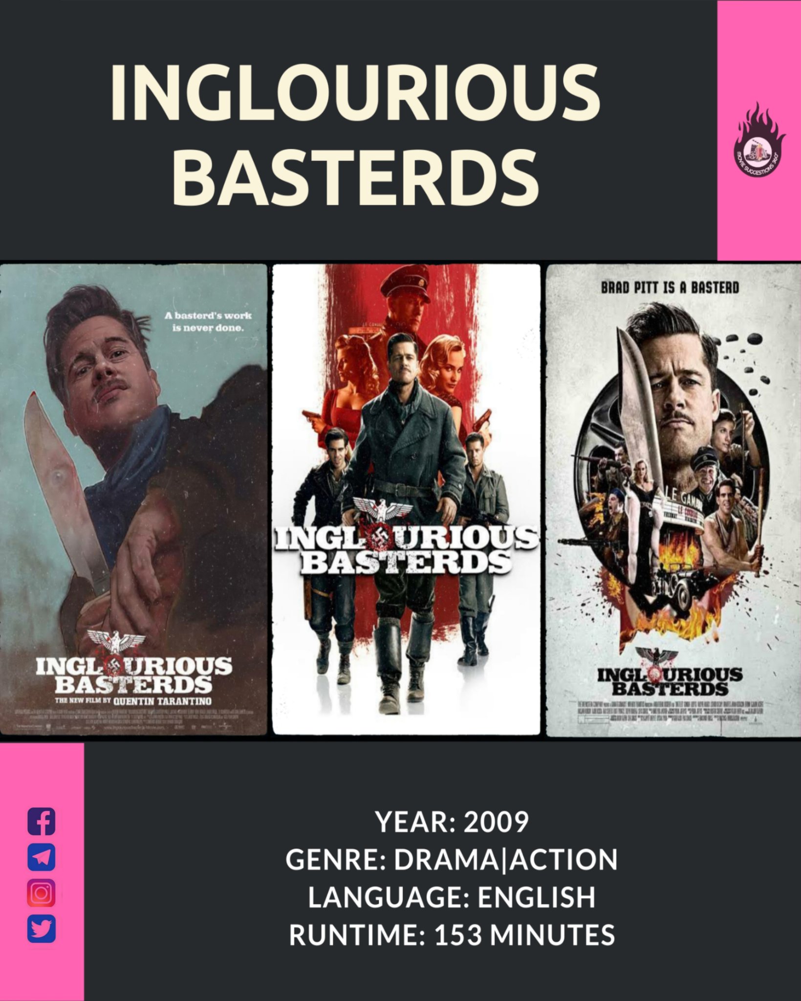 Inglourious Basterds Poster English