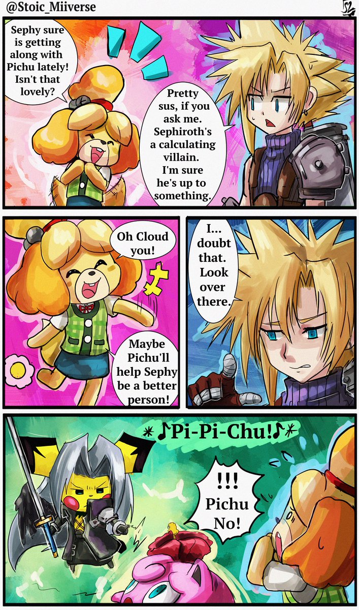 Sephiroth Clone~ #SmashBros #SmashBrosUltimate #SSBU 」Stoic Seraphimの漫画