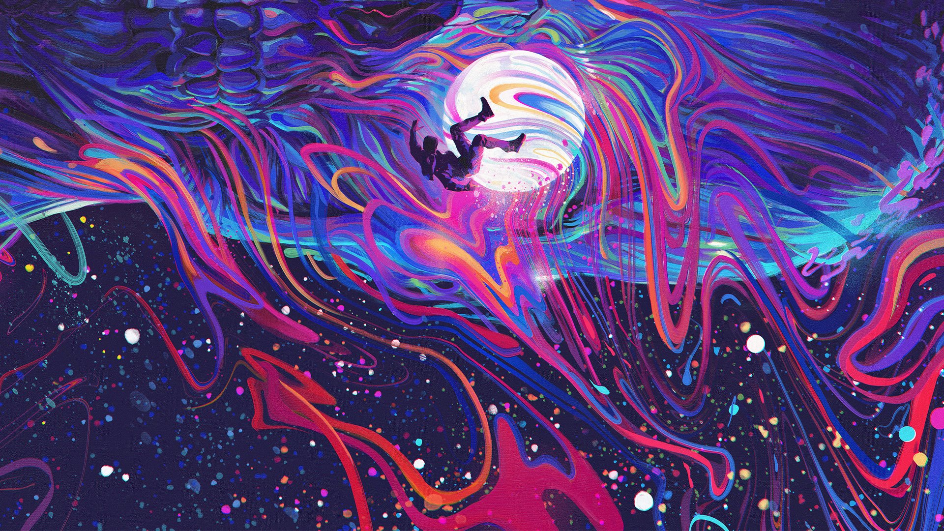 Man On The Moon Kid Cudi Wallpaper