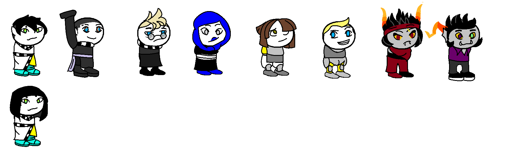 Homestuck Alpha Sprites