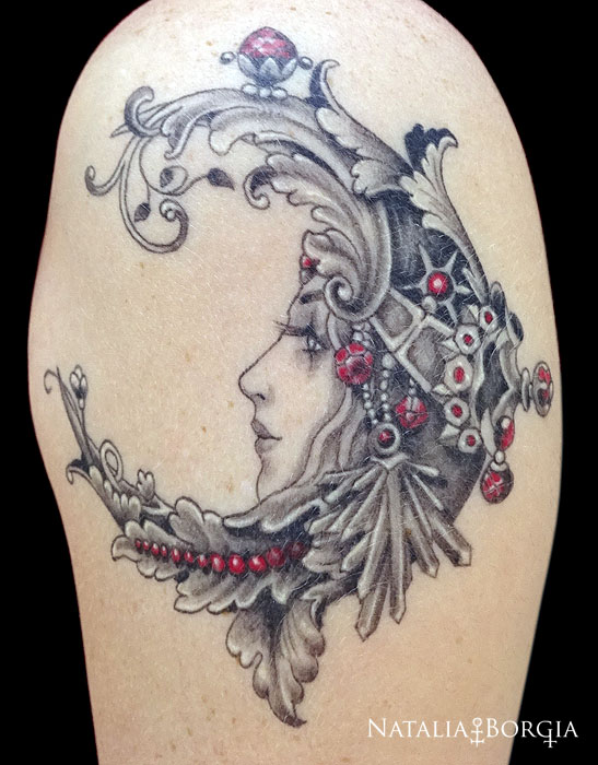 Gypsy Moon Tattoos One Of The Last Puzzle Pieces For My Sleeve