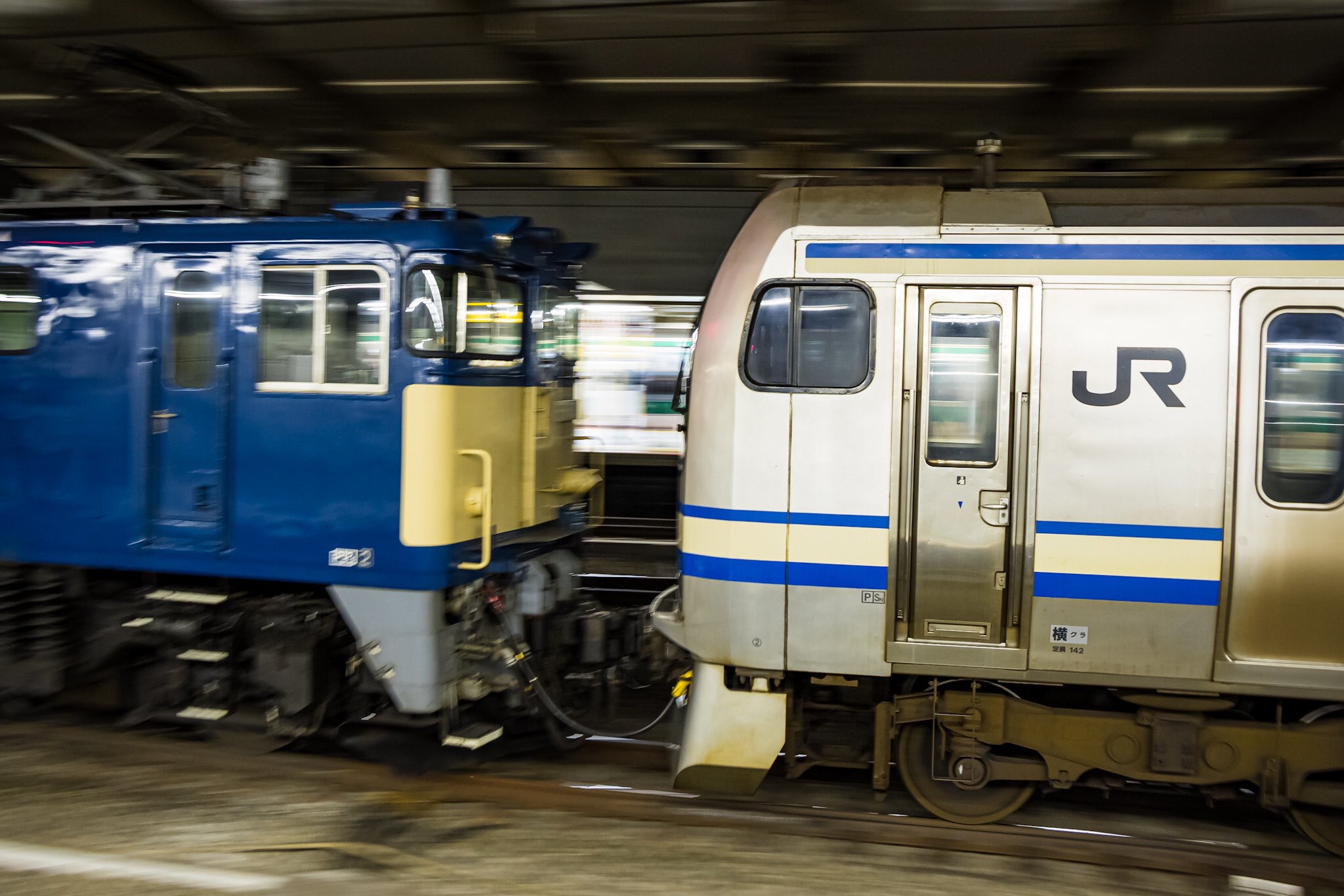 Masa on Twitter: "2021/1/5 配9415ﾚ 廃車に伴う長野総合車両センター入場配給 EF64−1032[長]+E217系 横ｸﾗY-44編成 視察を兼ねて出撃 側面流せ ...