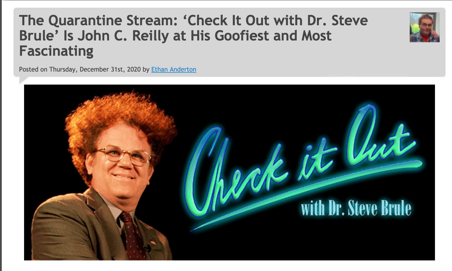 John C Reilly Steve Brule