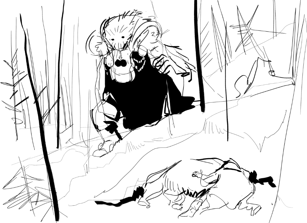 「fast stuff after dnd last nite. kaeru's final shot + Home 」Apollo💀Commissions Openの漫画