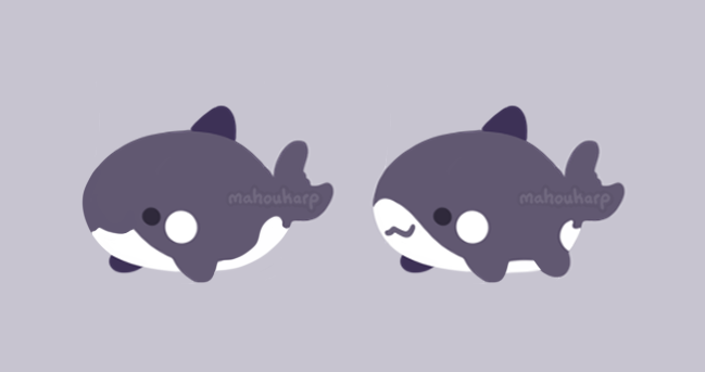 Cute Orca Drawing