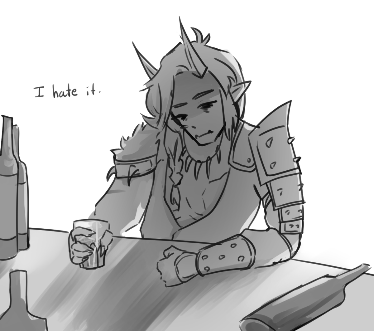 「Old art, I like this character 」Sobbiの漫画