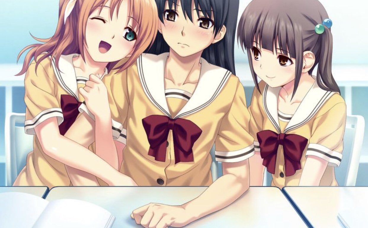 4 Anime Friends In A Group