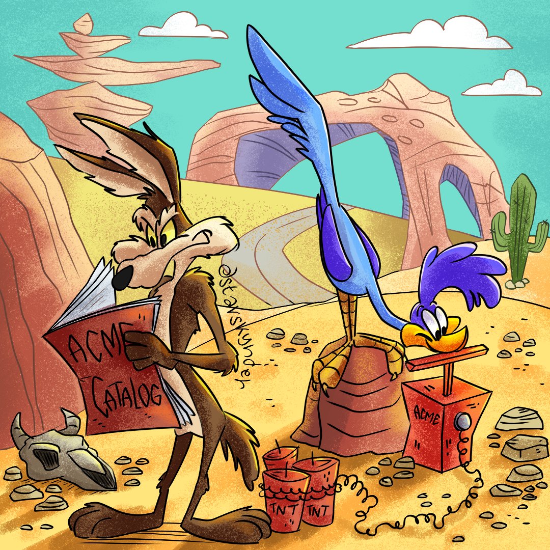Road Runner Coyote Tnt