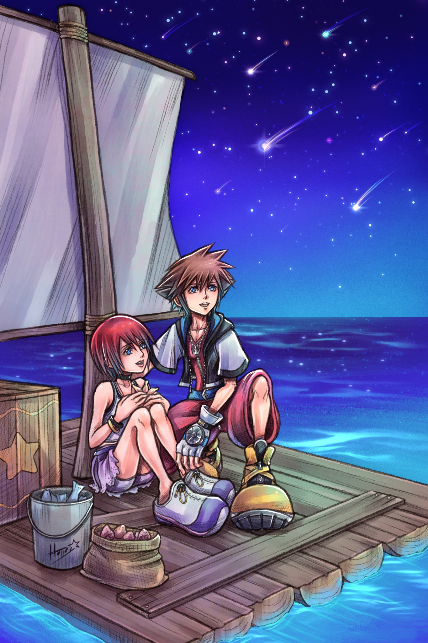 Kingdom Hearts Wallpaper Sora And Kairi