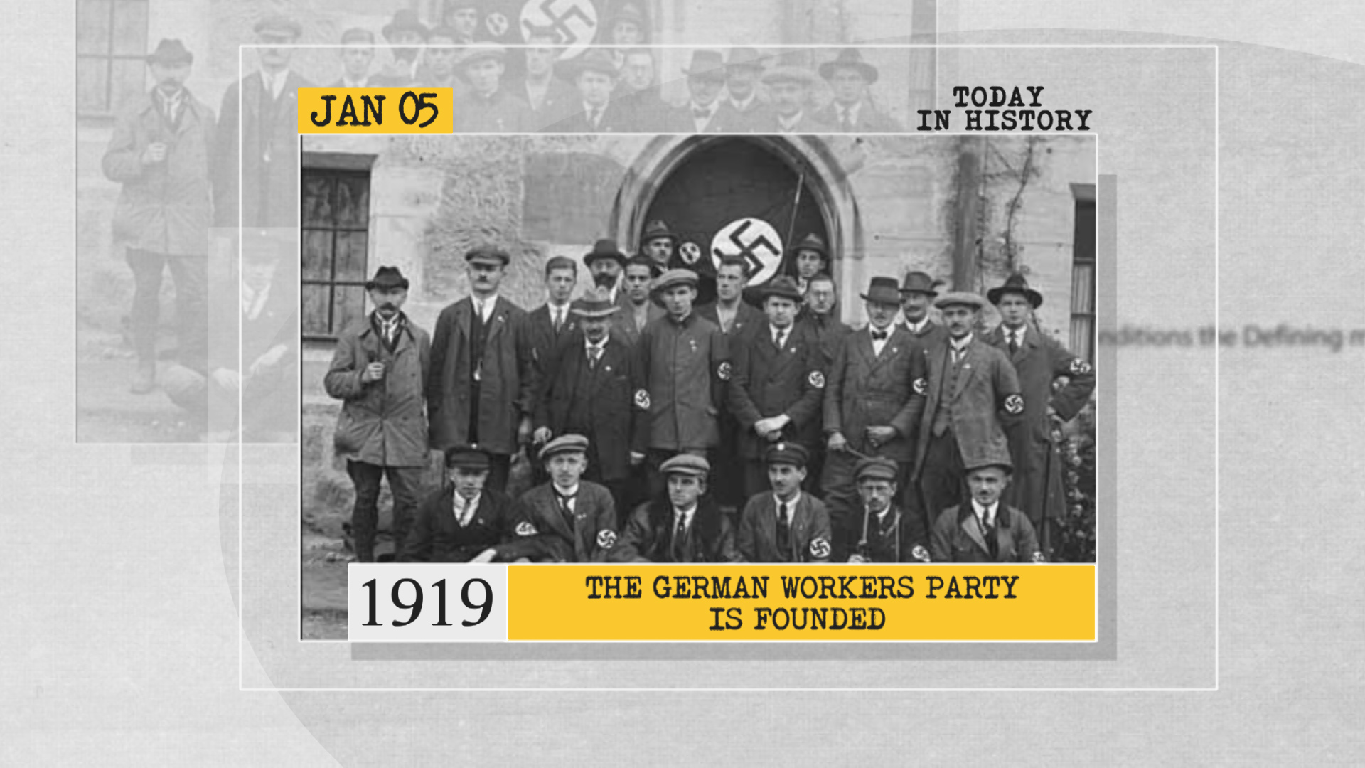 German Workers Party 1919 Hitler