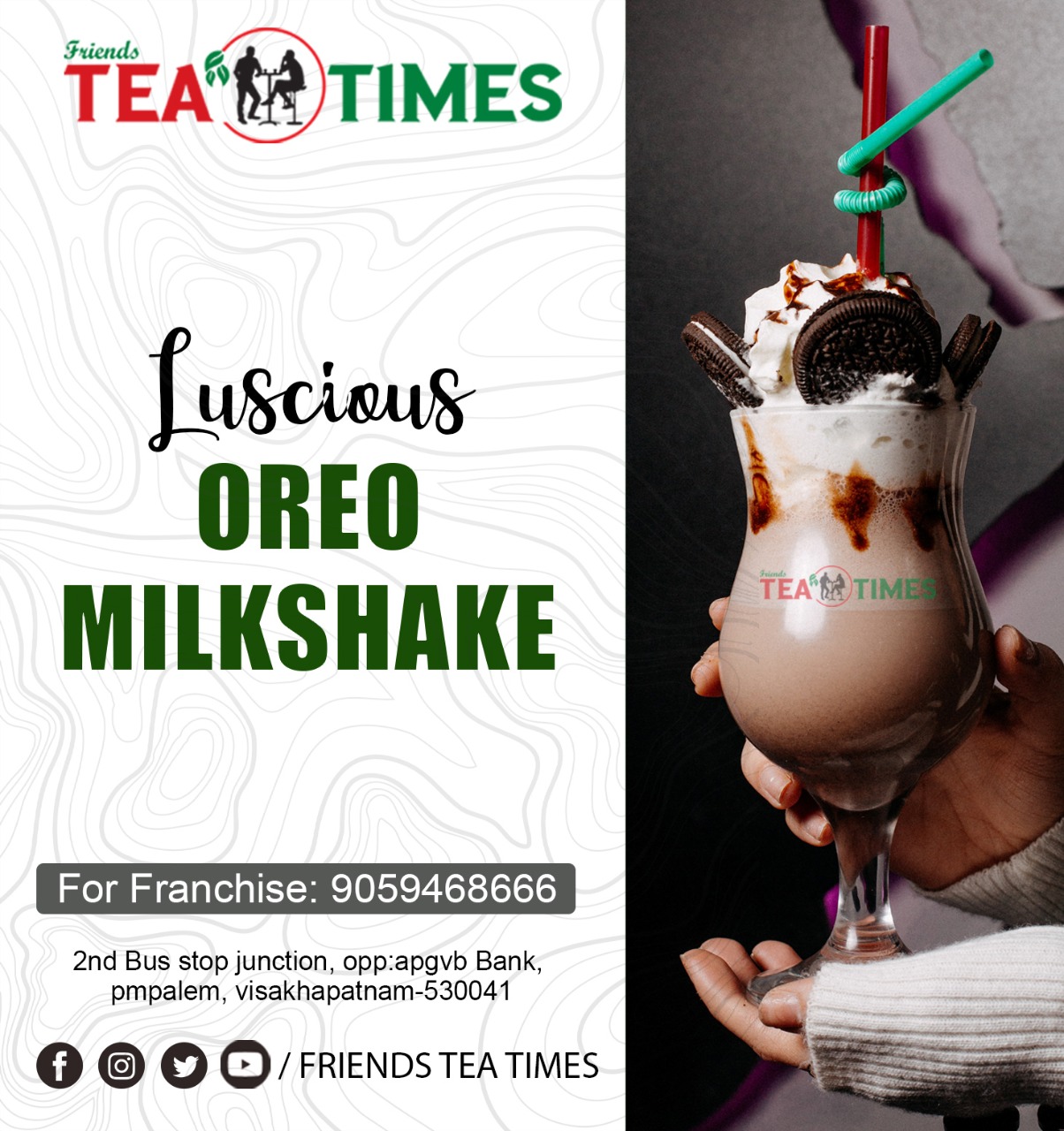 Friends Milkshake Poster