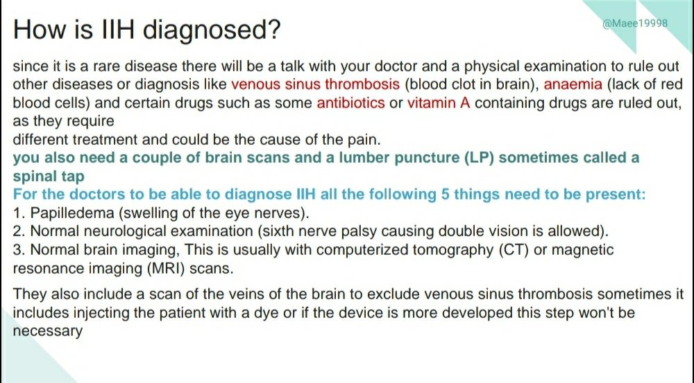 This is a thread about a rare condition that I've learned about and ...