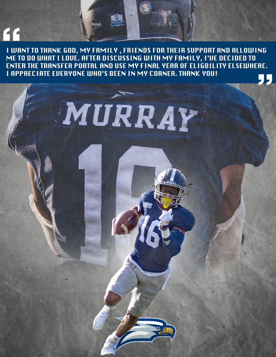 Georgia Southern WR Malik Murray has entered the transfer portal : r/CFB
