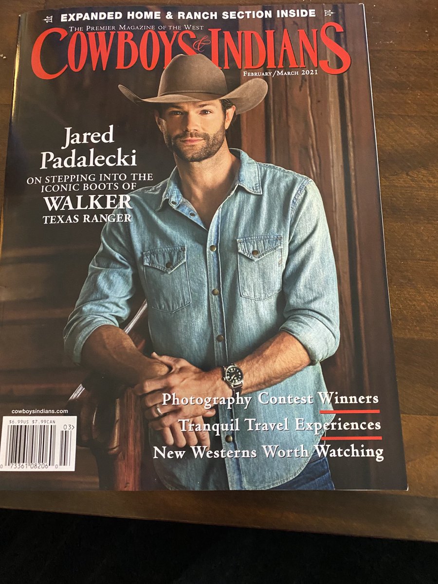 Promoting Walker in Cowboys & Indian magazine : r/JaredPadalecki