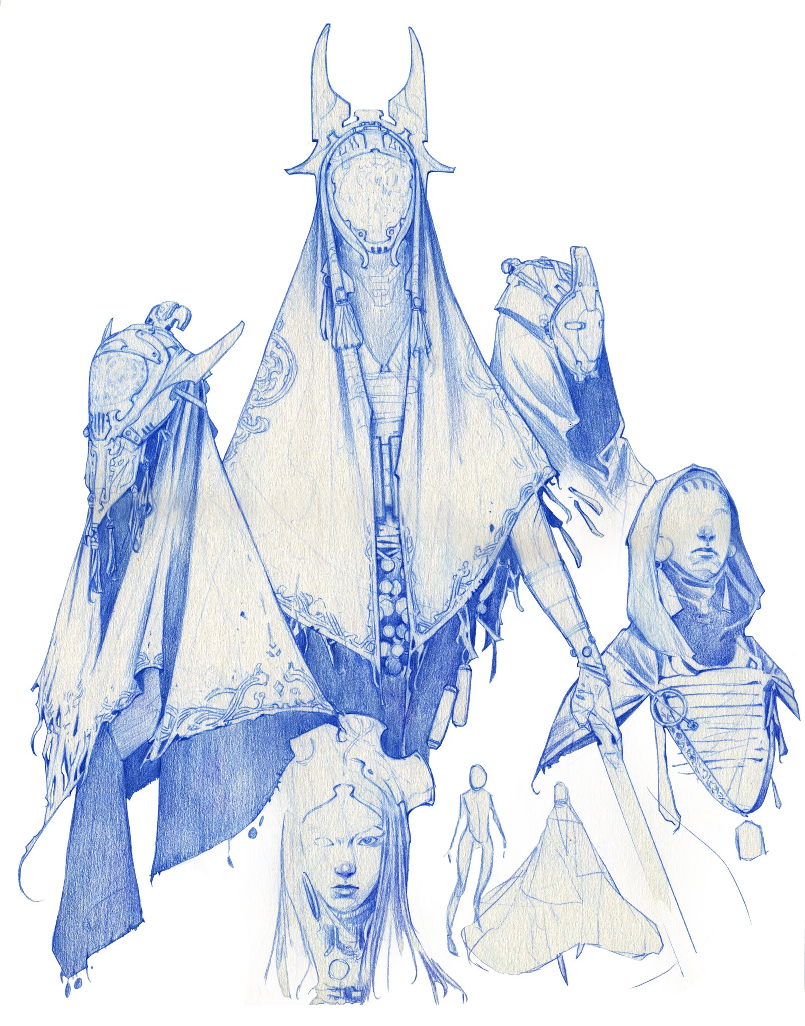 Futuristic Concept Art Character Design