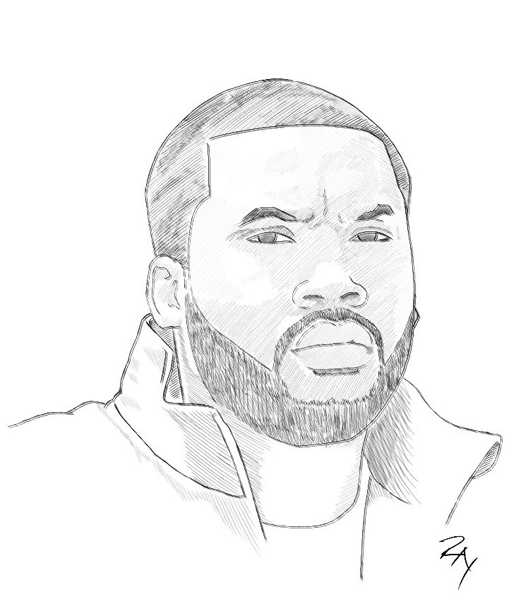 Meek Mill Drawing