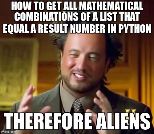 Math Aliens Meme