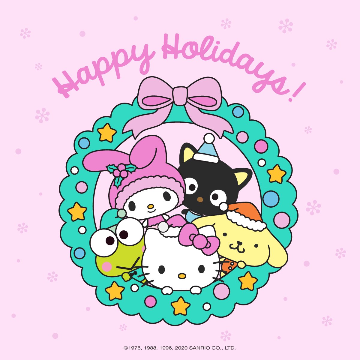 Happy Holidays Hello Kitty