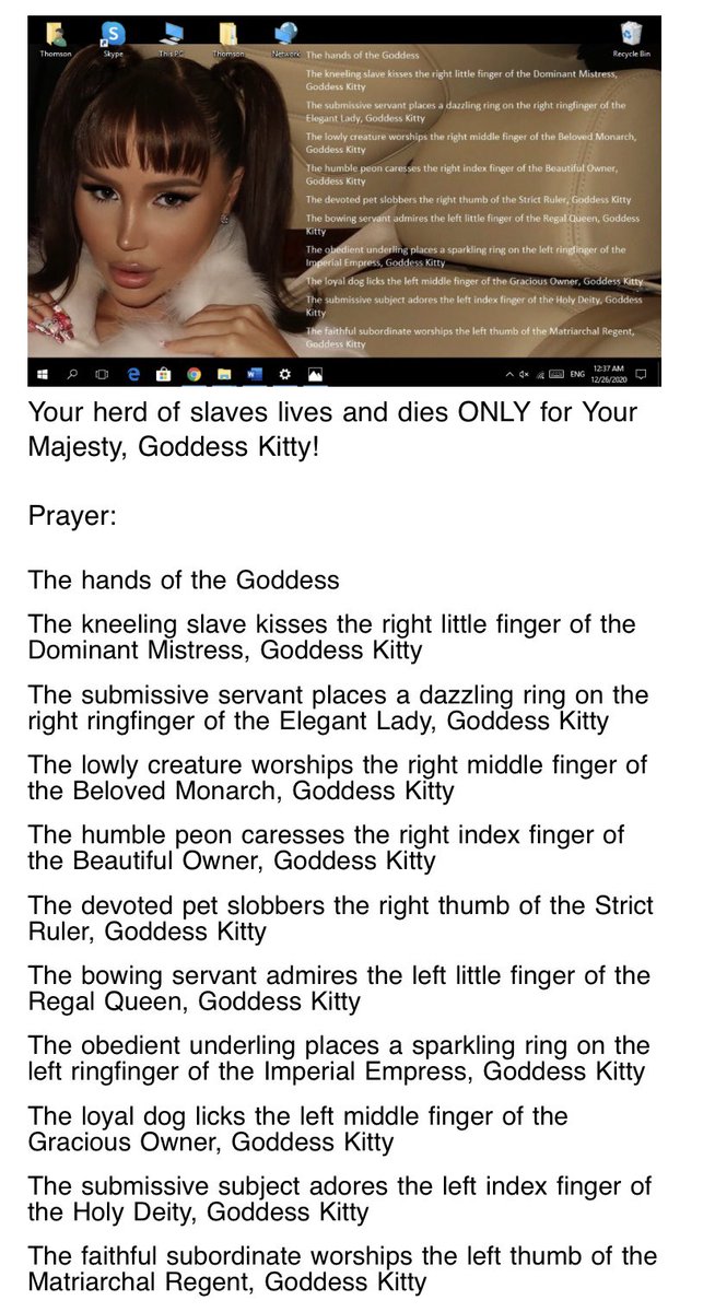 Some loser emailed this to me 😂🤣 ♡ ALPHA KITTY ♡ @worshipkitty