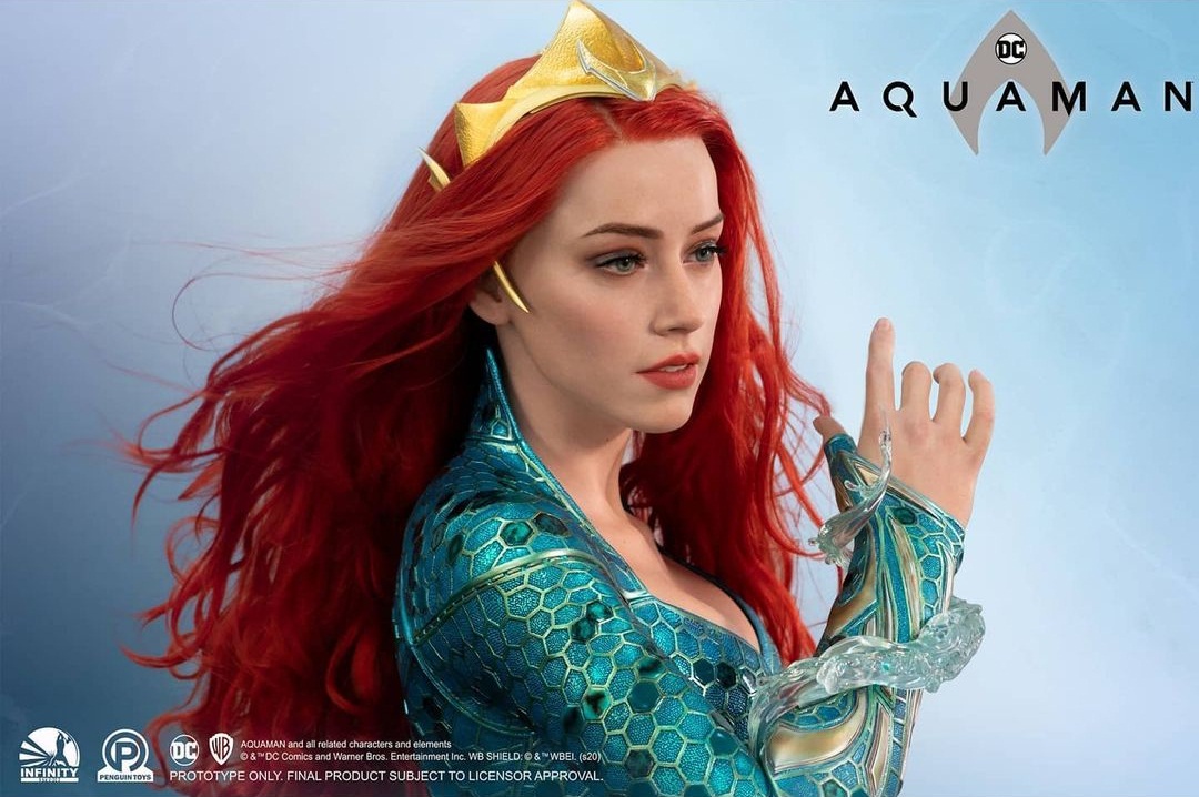 MERCHANDISE: Official pics. Queen Mera (Aquaman Mocie) life size bust ...