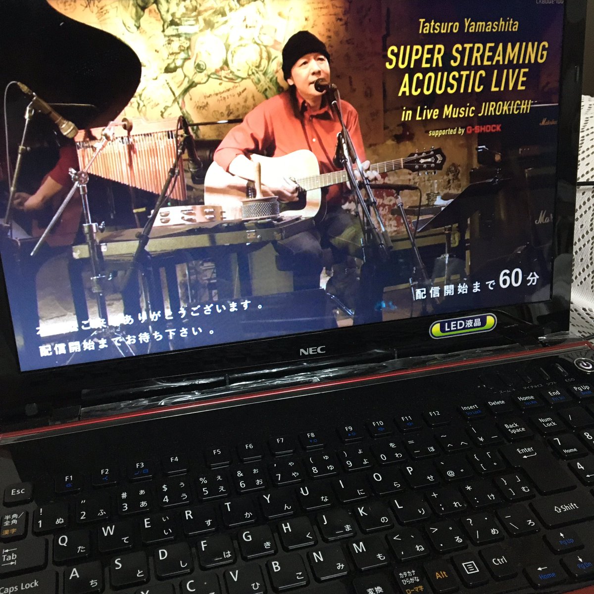 tekkotsu on Twitter: "間もなく、山下達郎さんライブ配信！ 楽しみ楽しみ^ ^ #山下達郎 #ライブ…