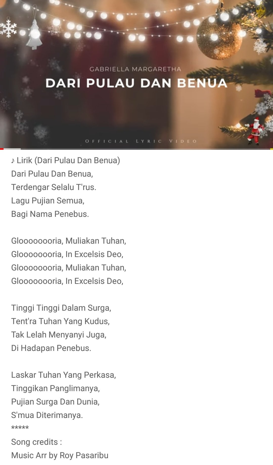 lirik lagu rohani krismas - Nicola Jackson lirik lagu rohani krismas - Nicola Jackson