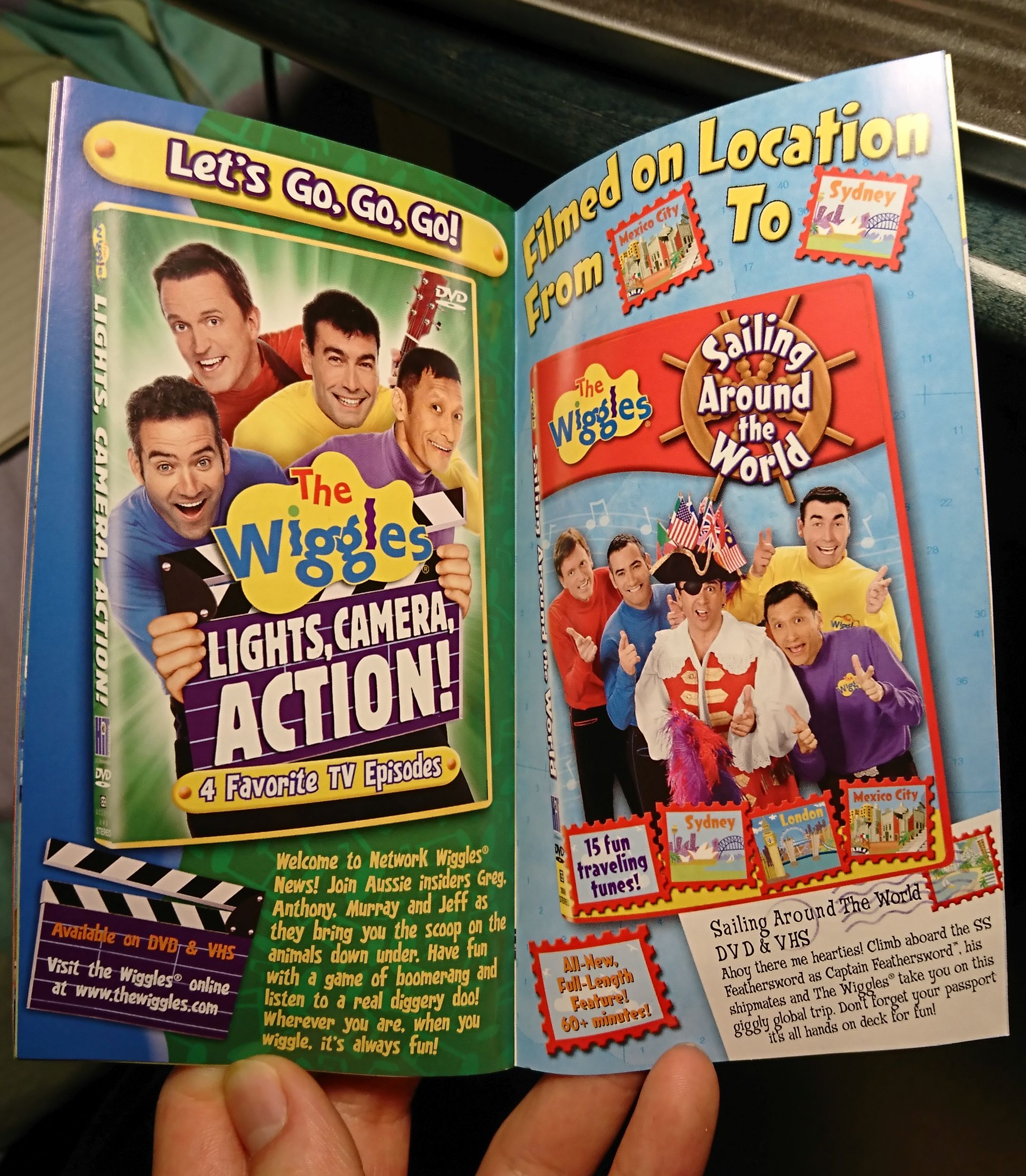 The Wiggles Lights Camera Action Vhs