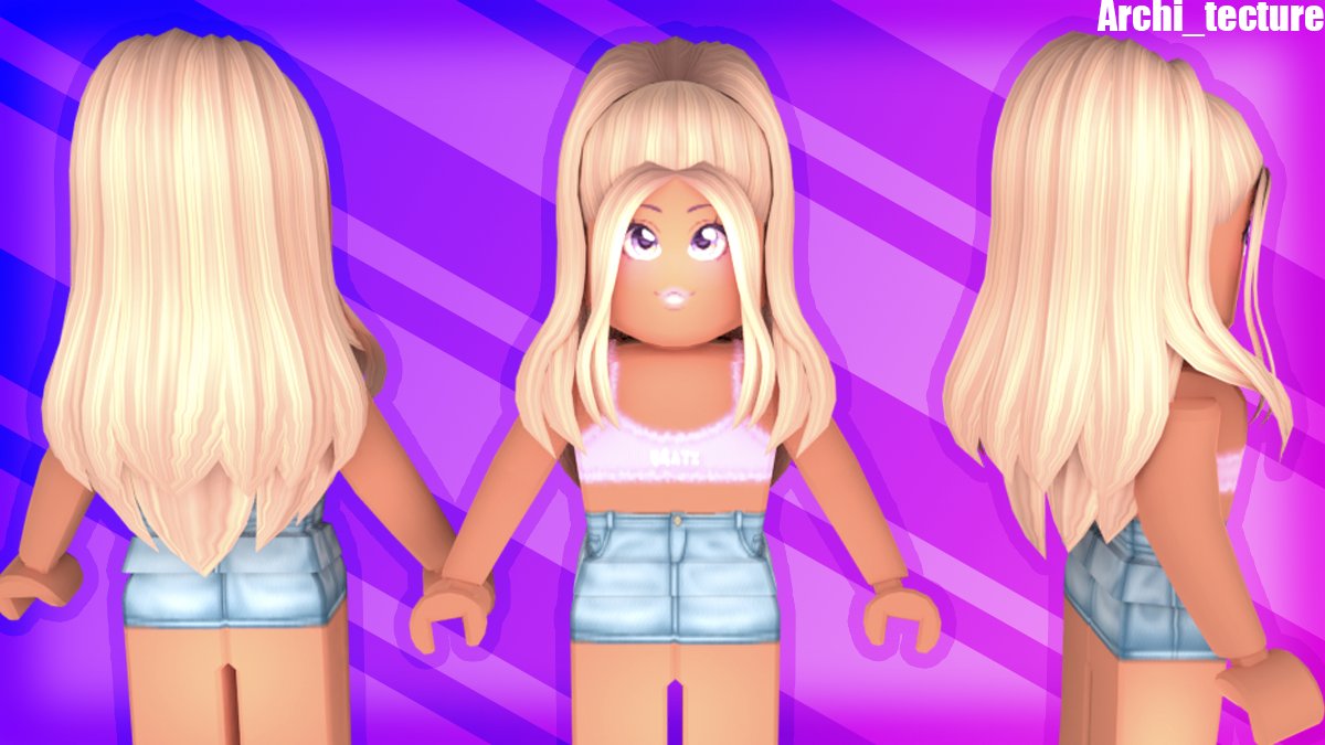 Archi_tecture on Twitter: "I made the straight version of the Curly Celebrity Hair, my #1 hair ...